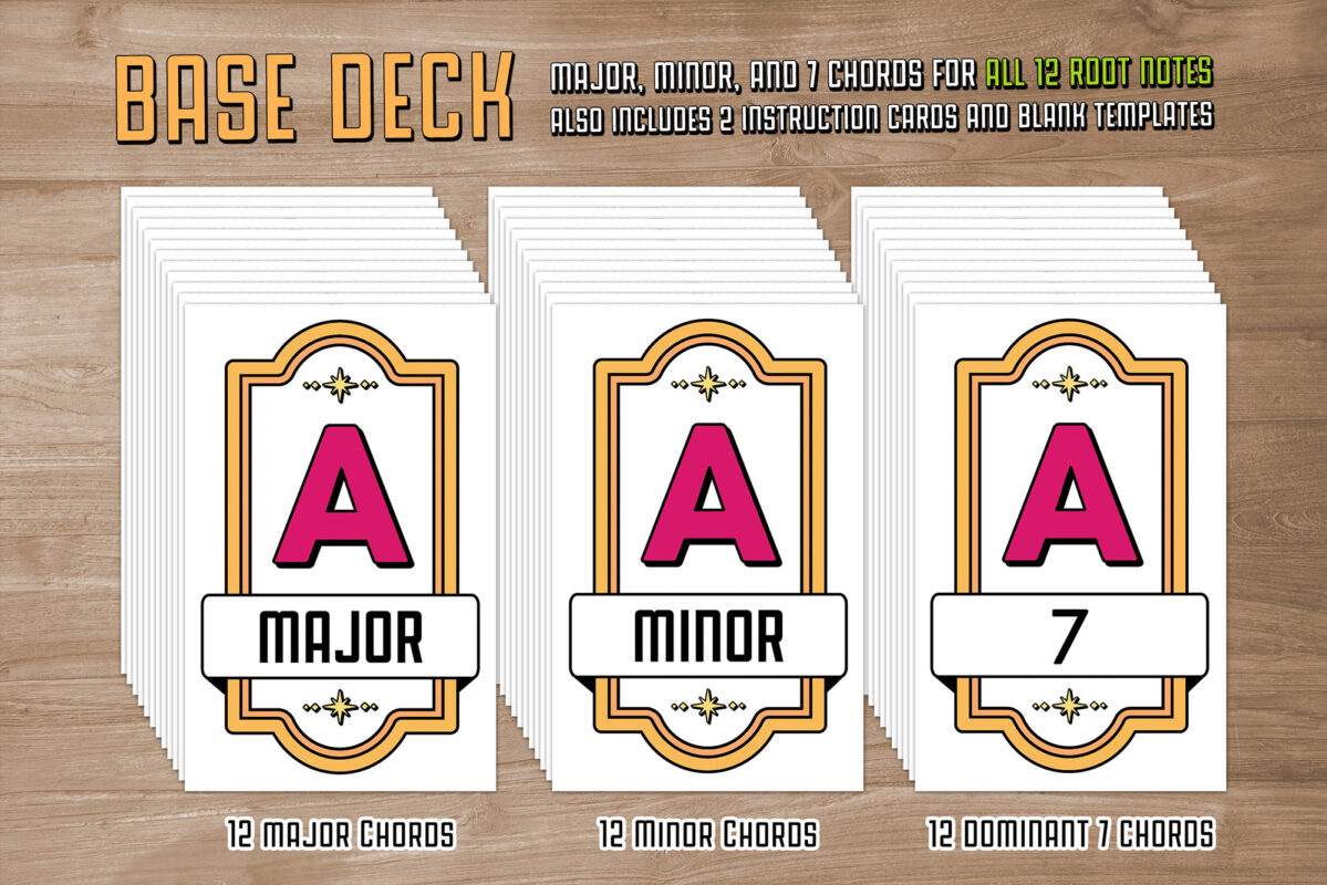 Ukulele Chord Flash Cards (Printable) - Stella Strata LLC